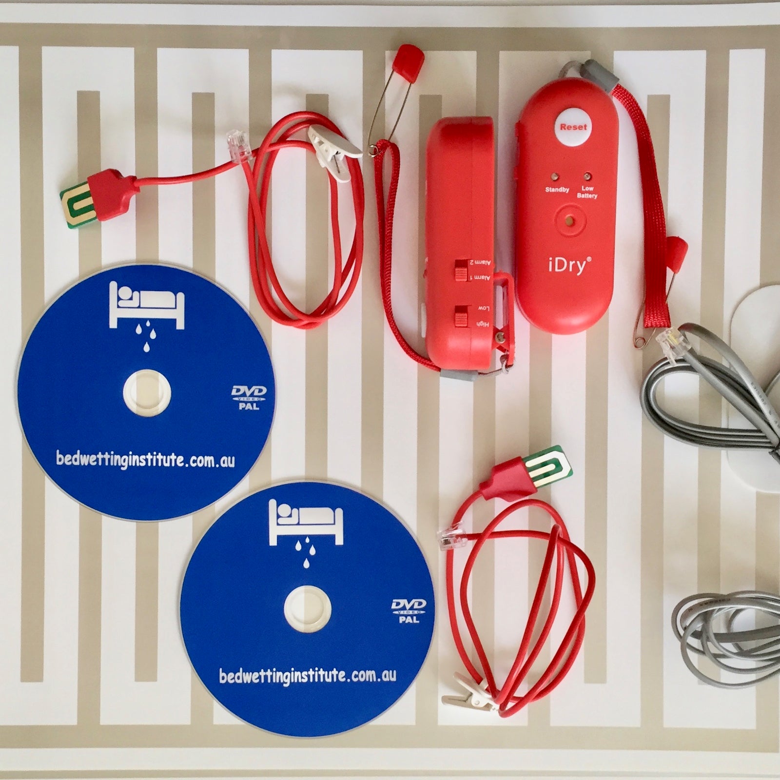 Bedwetting Alarms, Bedwetting Cured DVD, waterproof bed protectors ...